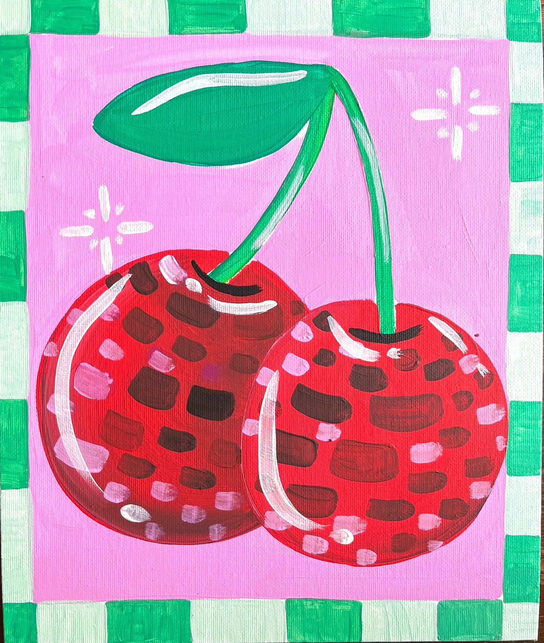 Paint and Sip Leeds | Cherry Era | 24/09/2026 | Leeds – Paintvine® UK
